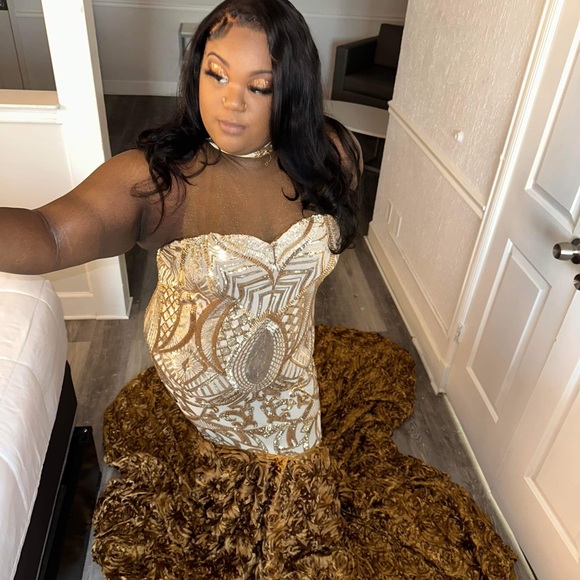 Dresses | Custom Made Plus Size Prom Dress | Poshmark